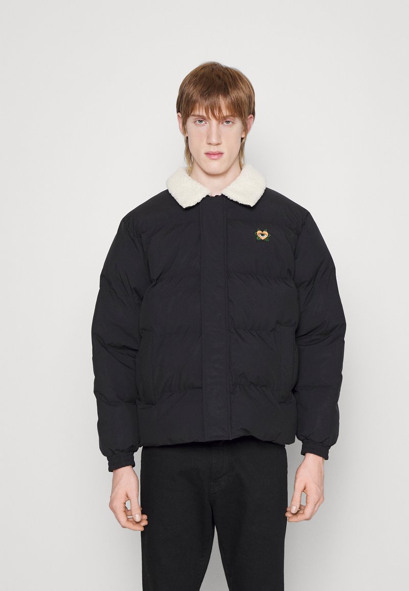 Kaotiko PUFFER HEART UNISEX - Zimska jakna - black/črna - Zalando.si