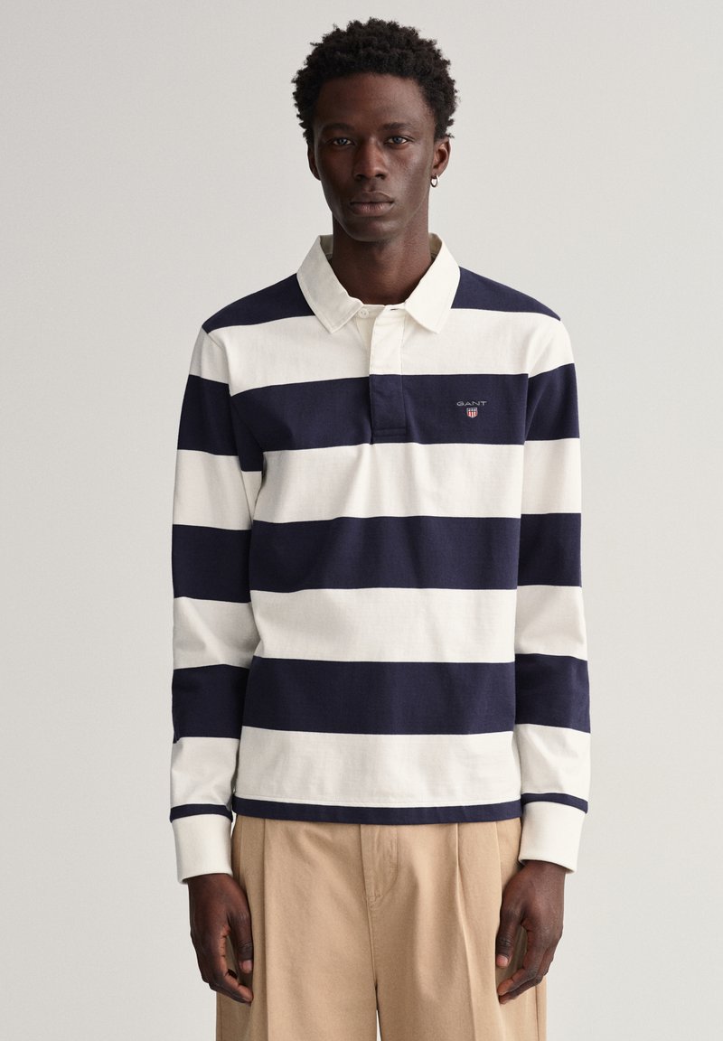 GANT BARSTRIPE HEAVY RUGGER - Polo - eggshell/crema - Zalando.es