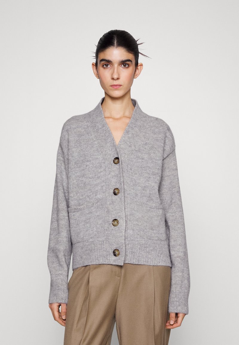 IVY OAK KENSIE - Cardigan - pearl grey melange/grey - Zalando
