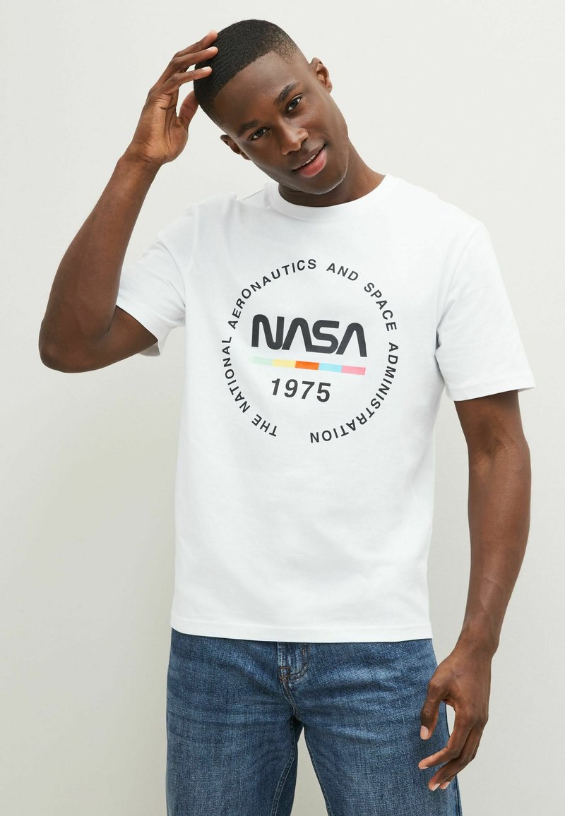 Next LICENSE - Camiseta estampada - white nasa/blanco - Zalando.es