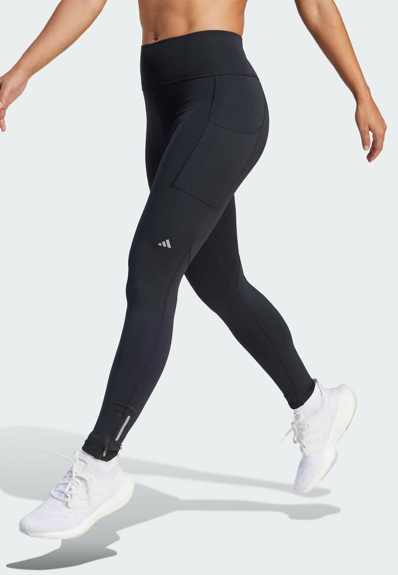 adidas Performance ULTIMATE RUNNING WINTER - Tights - black/schwarz ...
