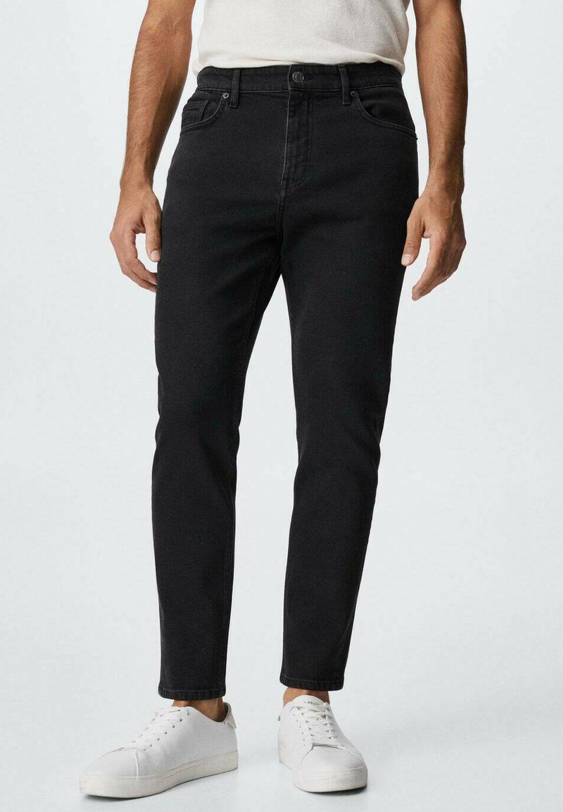 Mango TOM - Jeans Slim Fit - black denim - Zalando.at