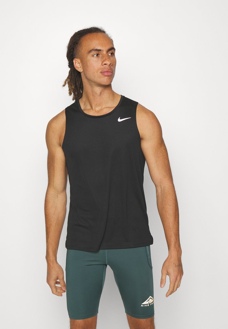 Nike Performance MILER TANK - Top - black - Zalando