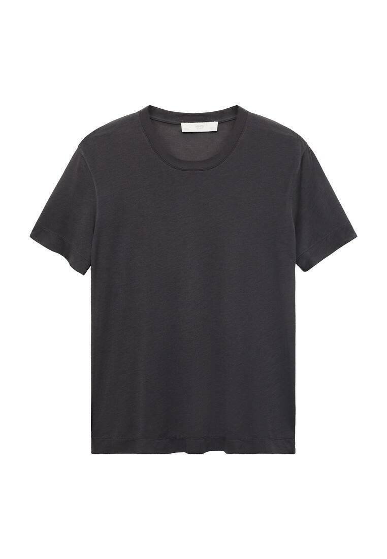 Mango T-shirts basic - anthracite/antracit - Zalando.dk