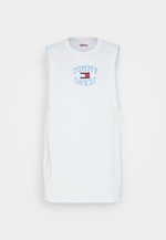 Tommy Jeans MIRROR TANK - Top - shimmering blue/hellblau - Zalando.de