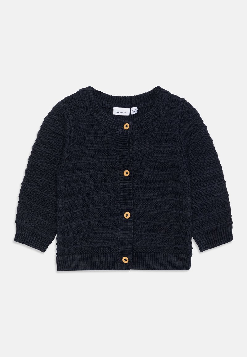Name it NBMLEMALLE KNIT CARD UNISEX - Cardigan - dark sapphire/mørkeblå ...