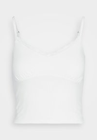 Hollister Co. BARE RUCHED BUST CUPS CHAIN - Top - bright white/bianco ...