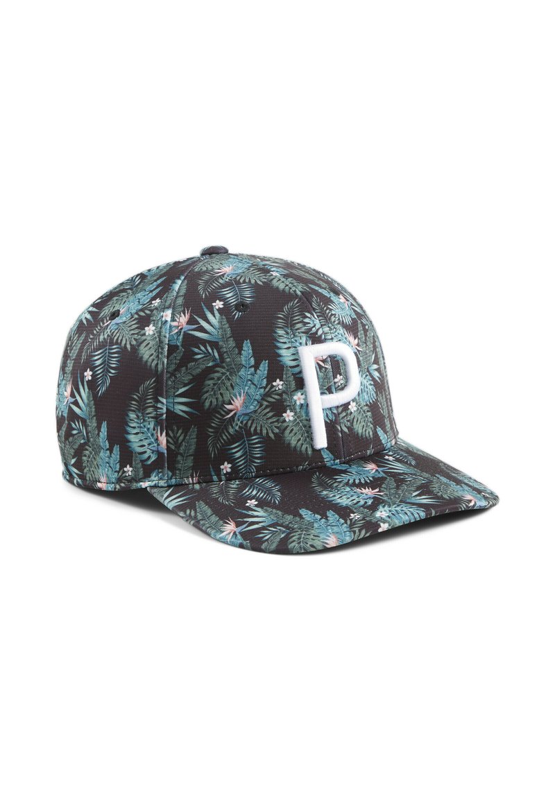 Puma ALOHA P GOLF - Cap - black/eucalyptus/black - Zalando