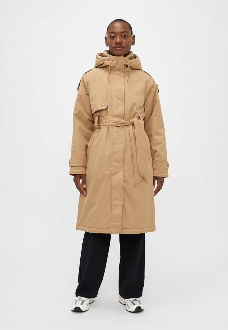 Vero Moda Petite VMJANE LONG COAT - Winter coat - tigers eye/brown ...