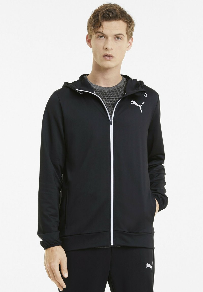 Puma Zip-up sweatshirt - black - Zalando.de