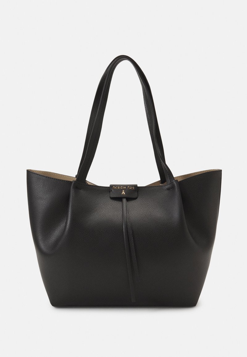 Patrizia Pepe BAG SET - Shopping bags - black/light gold-coloured/sort ...