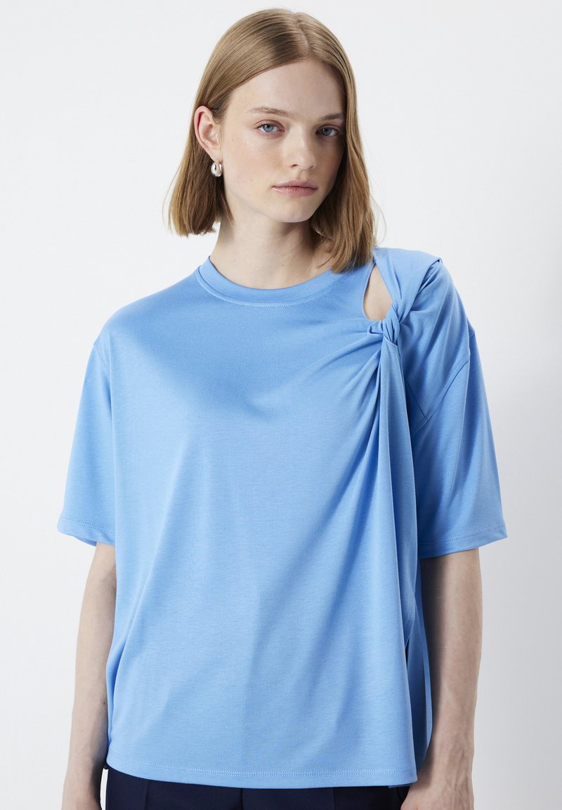 Ipekyol TWISTED - T-shirt basic - blue/blu - Zalando.it