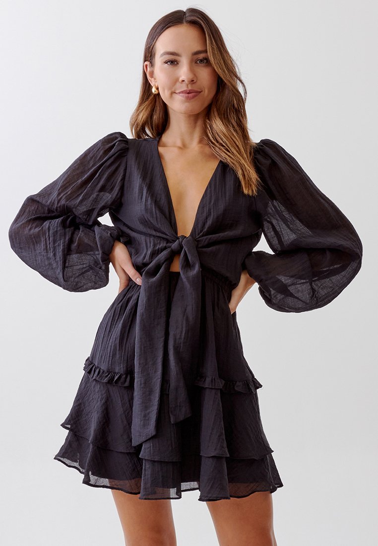 TUSSAH DAVINA MINI - Jurk - black/zwart - Zalando.nl