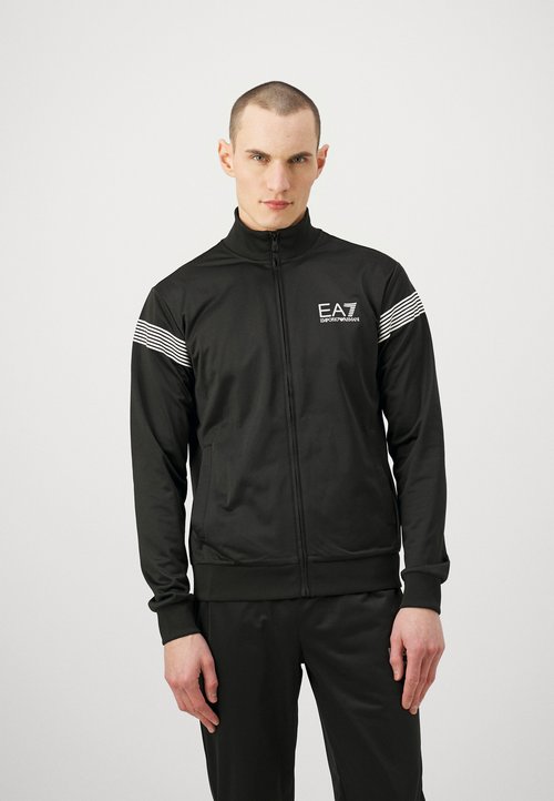 EA7 Emporio Armani TRACKSUIT SET - Trainingsanzug - black/schwarz - Zalando.ch