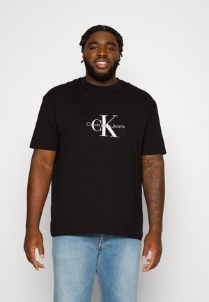 Calvin Klein Jeans MONOLOGO TEE UNISEX - T-Shirt print - black/schwarz - Zalando.at