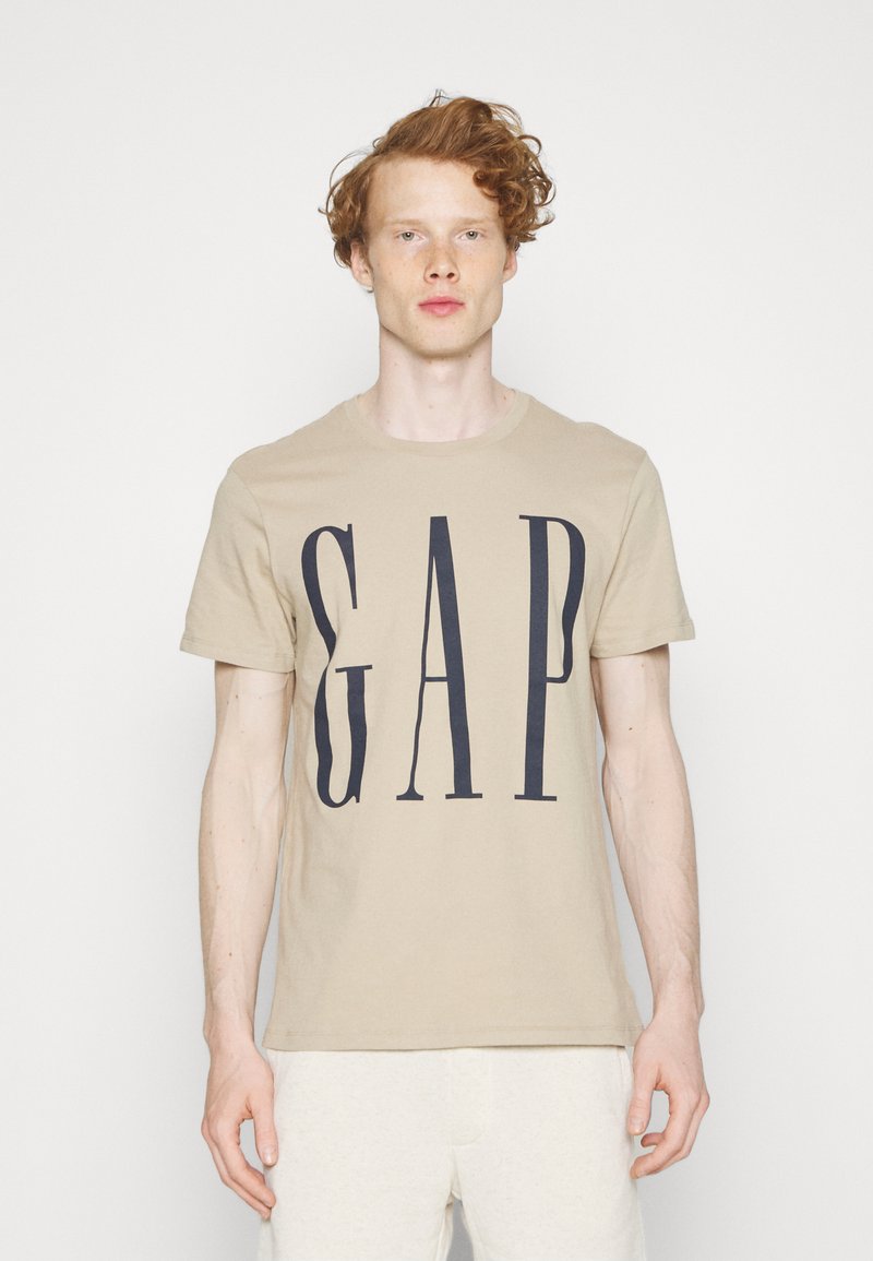 GAP CORP LOGO - Print T-shirt - khaki - Zalando.co.uk