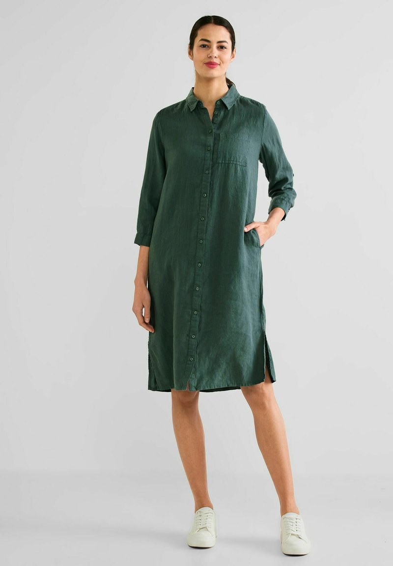 Street One Robe chemise - grün/vert foncé - ZALANDO.FR