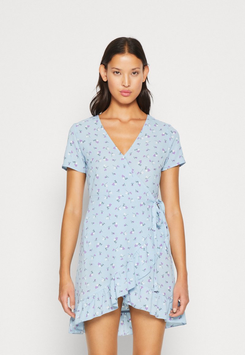 Noisy May CLARA BIANCA WRAP - Jurk - cerulean/lichtblauw - Zalando.nl