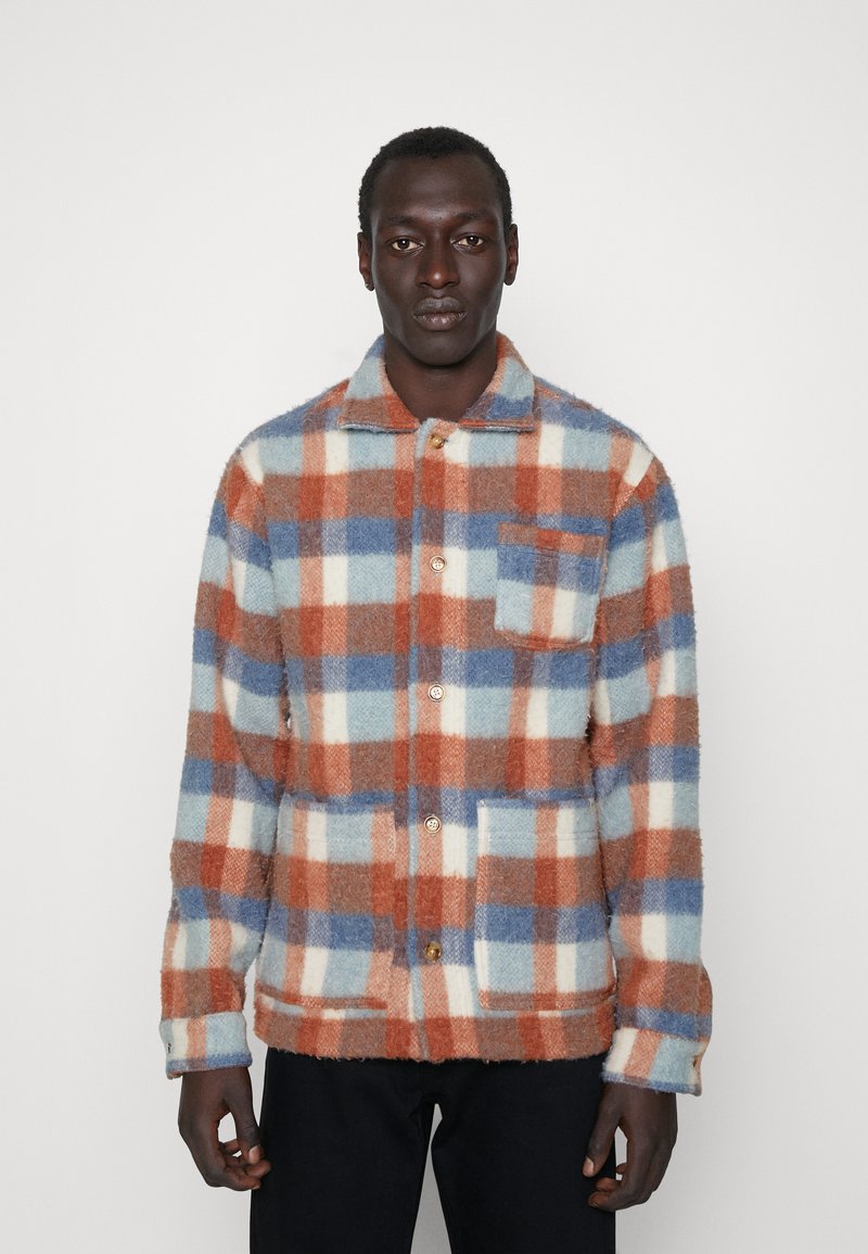 forét STAY OVERSHIRT - Summer jacket - smoke blue/blue - Zalando.ie