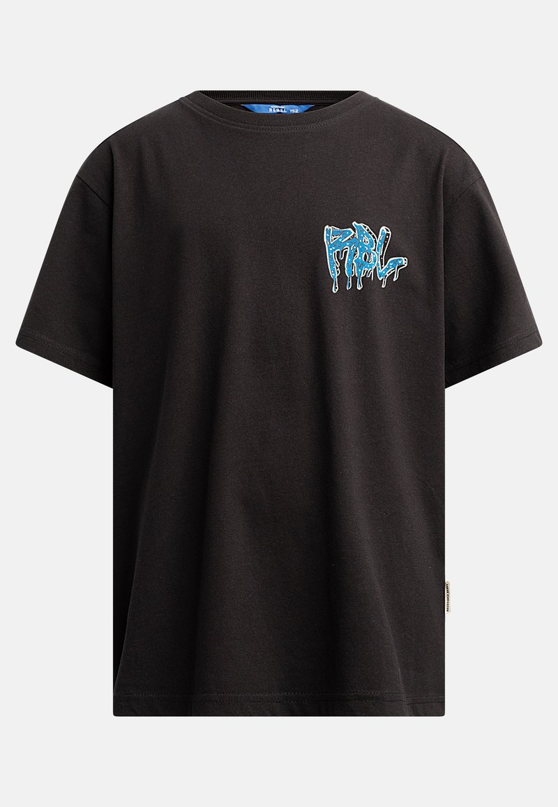 Redefined Rebel TEALEC TEE - T-Shirt print - black/schwarz - Zalando