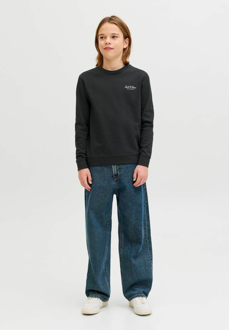 Jack & Jones Junior JJEARCHIVE GRAPHIC CREW NECK - Sweatshirt - black ...