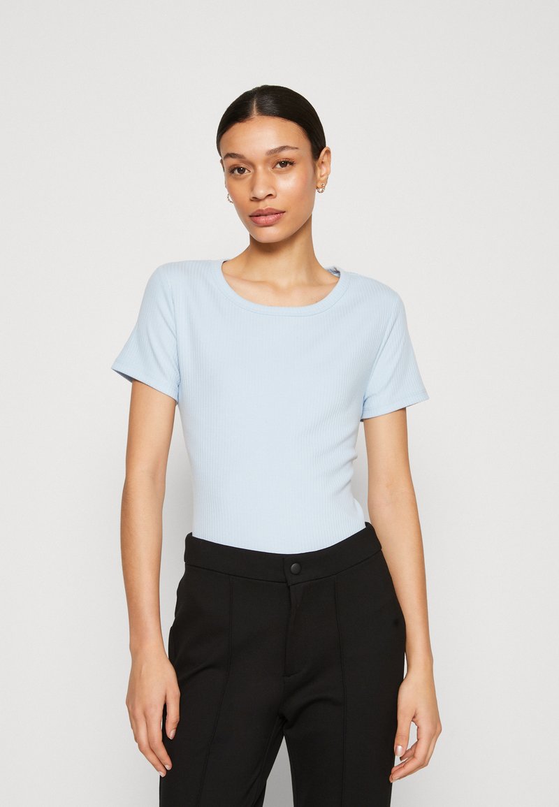 GAP T-shirt basic - light blue shadow/lichtblauw - Zalando.be