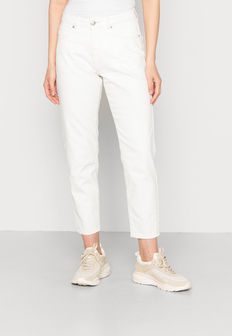 Opus LIANDRA UNDYED - Jeans Slim Fit - milk/offwhite - Zalando.at