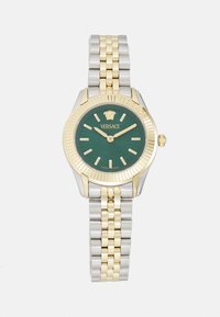 Versace GRECA TIME LADY - Watch - gold-coloured/silver-coloured/green ...