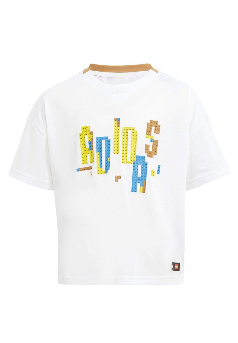 adidas Sportswear ADIDAS X CLASSIC LEGO - Print T-shirt - white multicolor mesa/white - Zalando.ie