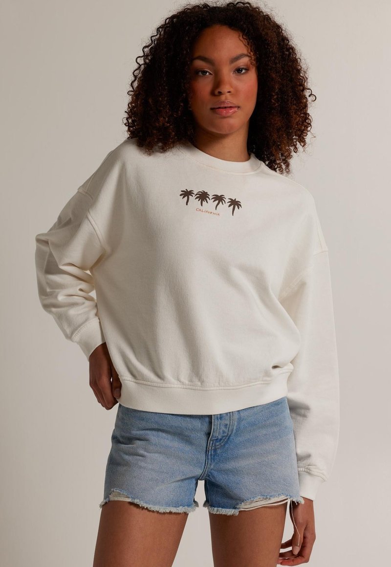 America Today SLOANE - Sweatshirt - off white/offwhite - Zalando