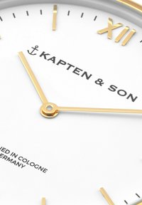 Kapten & Son CAMPUS SMALL - Ure - gold coloured white/guldfarvet ...
