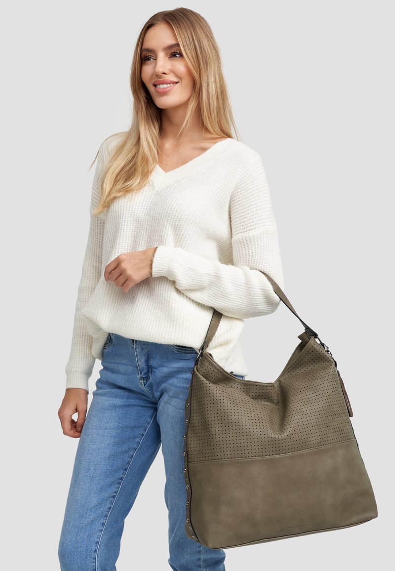 Marc Picard HOBO - Tote bag - oliv/olive - Zalando.ie