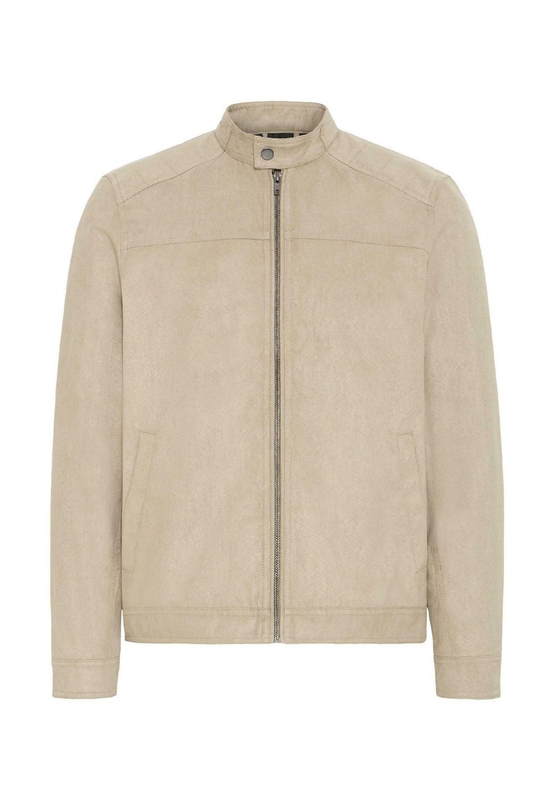 Blend BHFOSSY BIKER - Faux leather jacket - winter twig/light brown ...