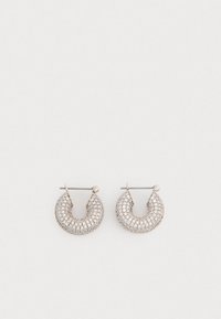 Luv Aj CORE PAVE MINI DONUT HOOPS - Fülbevalók - silver-coloured/ezüstszínű - Zalando.hu