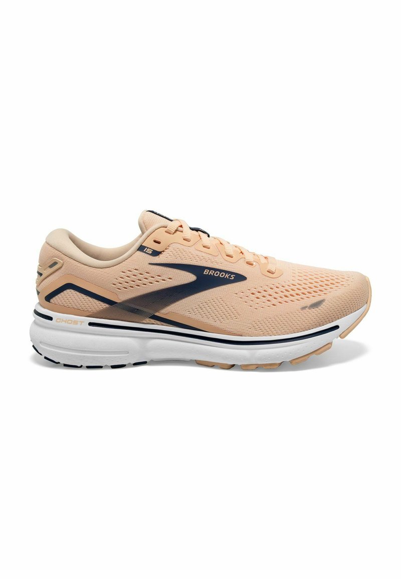 Brooks GHOST 15 - Løbesko til landevejen - apricot estate blue white ...