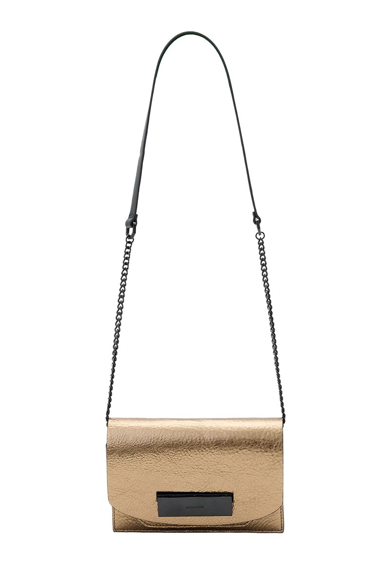 AllSaints Cross body bag - warm brass/yellow - Zalando