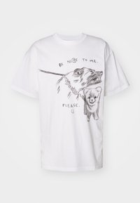 Carhartt WIP PEPE BE NICE - T-shirt con stampa - white/black/bianco ...