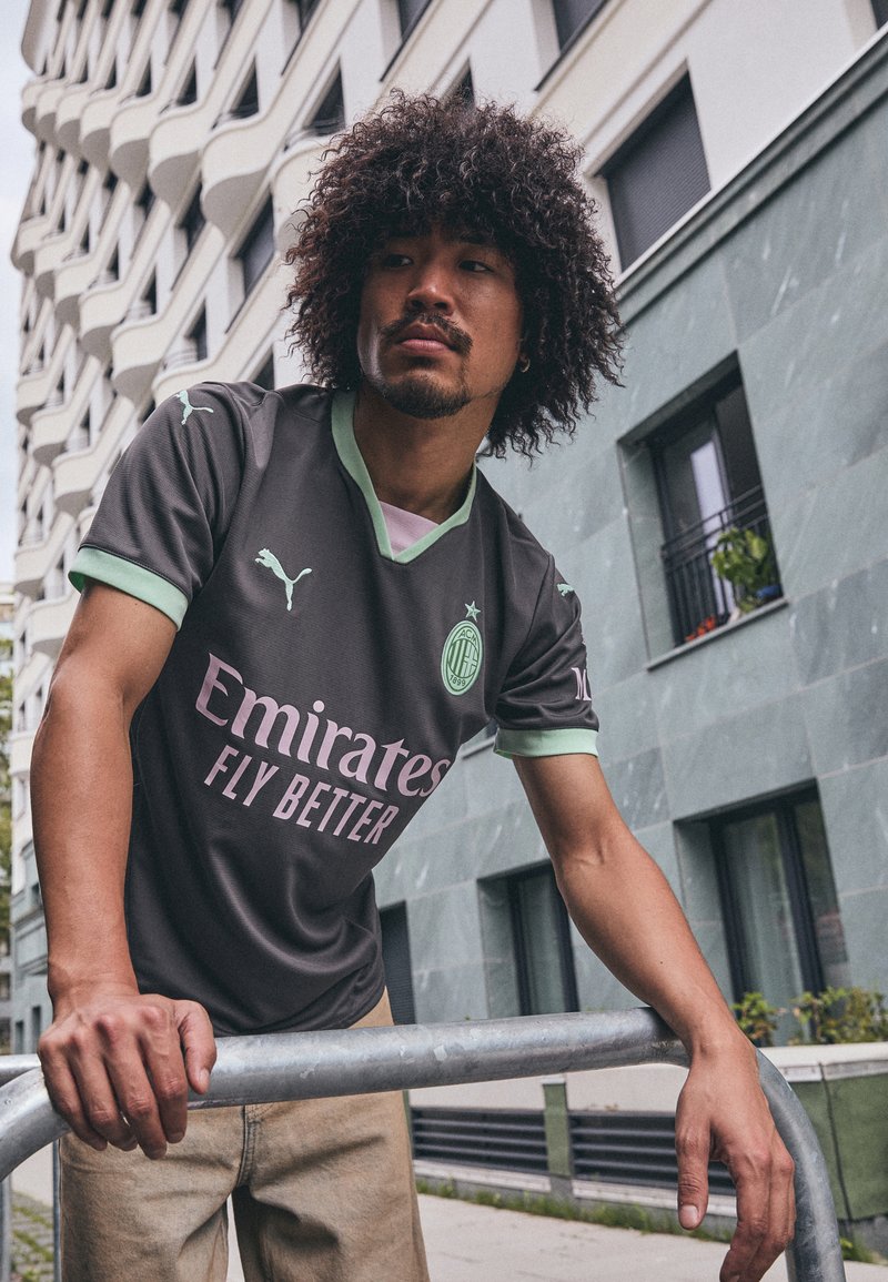 Puma AC MILAN THIRD REPLICA - Club wear - shadow gray/fresh mint/grey ...