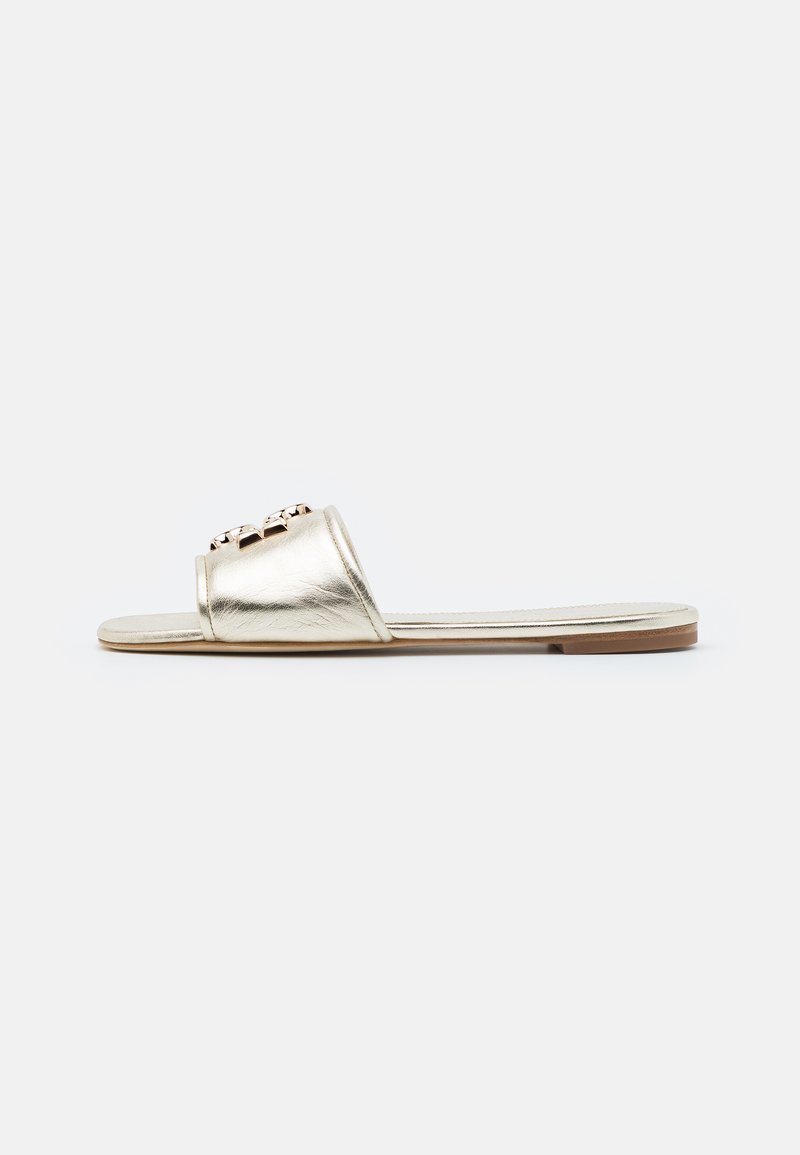 Tory Burch ELEANOR SLIDE - Mules - spark gold/gold/gold-coloured ...