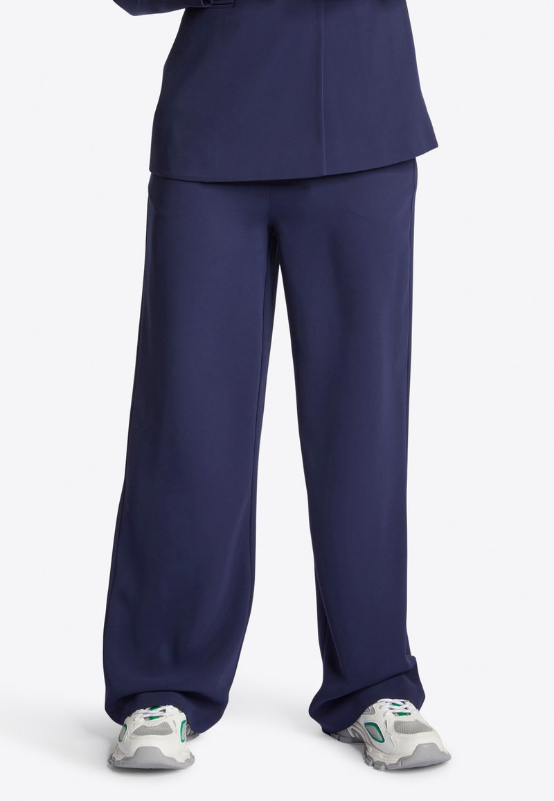 Rich & Royal MIT ELASTISCHEM BUND - Trousers - midnight blue/dark blue ...