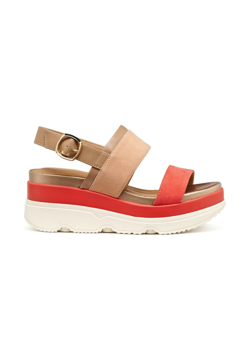 Geox Sandali con plateau - peach light brown/marrone - Zalando.it