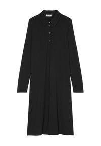 Marc O'Polo LONG SLEEVE COLLAR SHORT PLACKET - Robe de jour - black ...