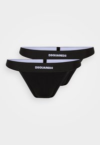 Dsquared2 NEW BASIC JOCKSTRAP 2 PACK - Briefs - black - Zalando.co.uk