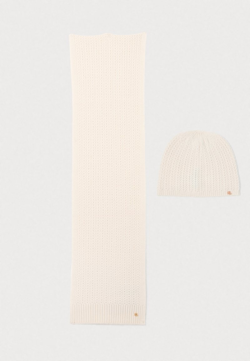 Lauren Ralph Lauren GIFT BOX SET - Écharpe - cream/écru - ZALANDO.FR