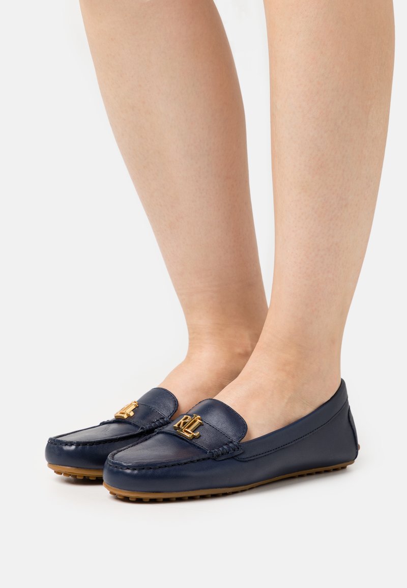 Lauren Ralph Lauren BARNSBURY FLATS DRIVER - Loafers - refined navy ...