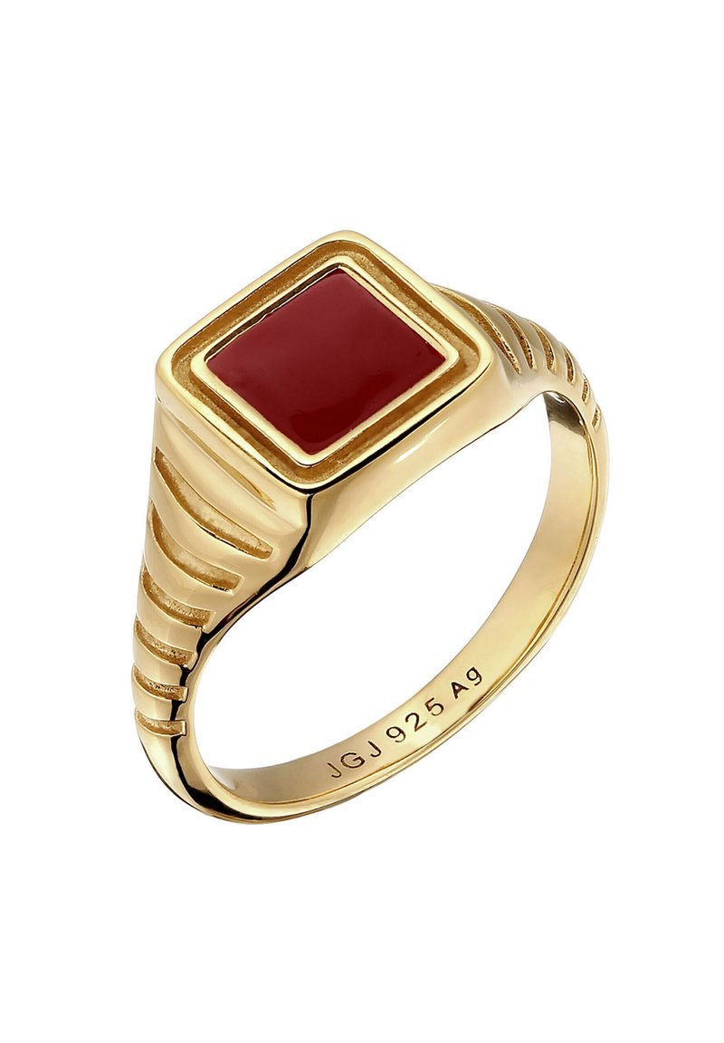 Elli Ring - gold-coloured red/gold-coloured - Zalando