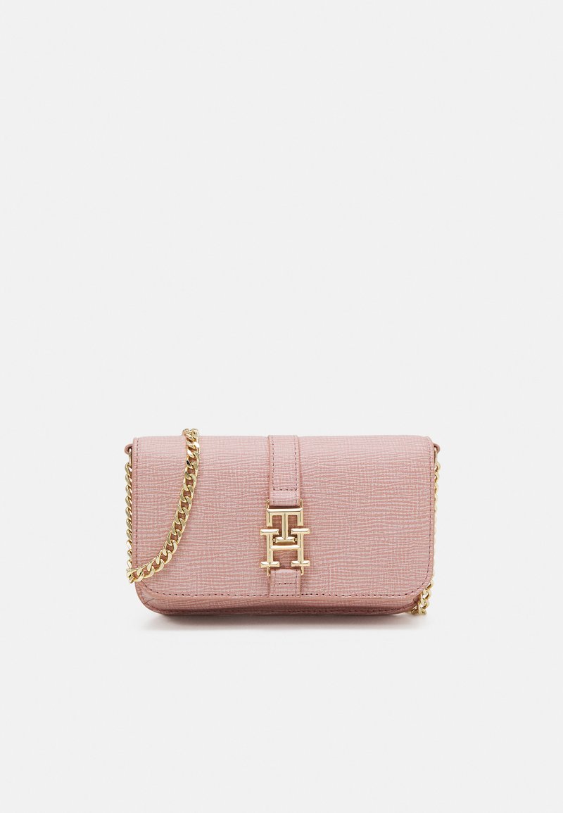 Tommy Hilfiger PLUSH MINI CROSSOVER - Geantă crossbody - soothing pink ...