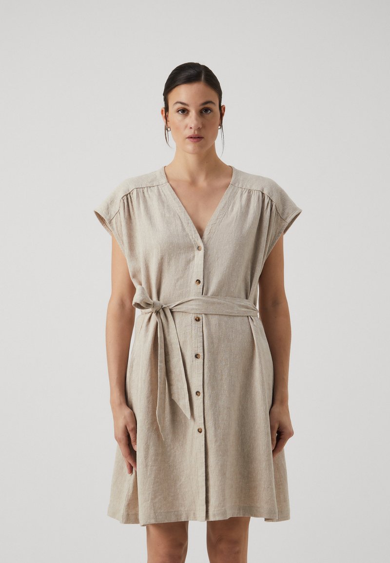 MSCH Copenhagen GINIA DRESS - Blusenkleid - sand - Zalando.at