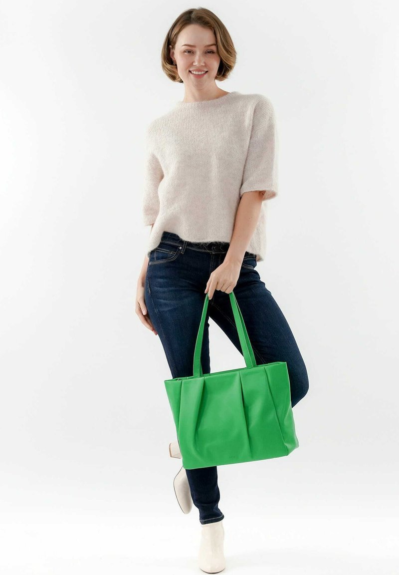 Emily & Noah CANNES RUE - Shopping Bag - green/hellgrün - Zalando