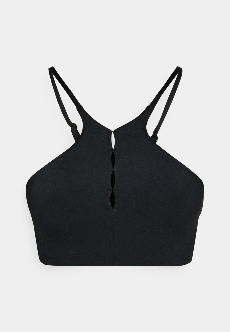 Nike Performance KEYHOLE BRA - Light support sports bra - black ...